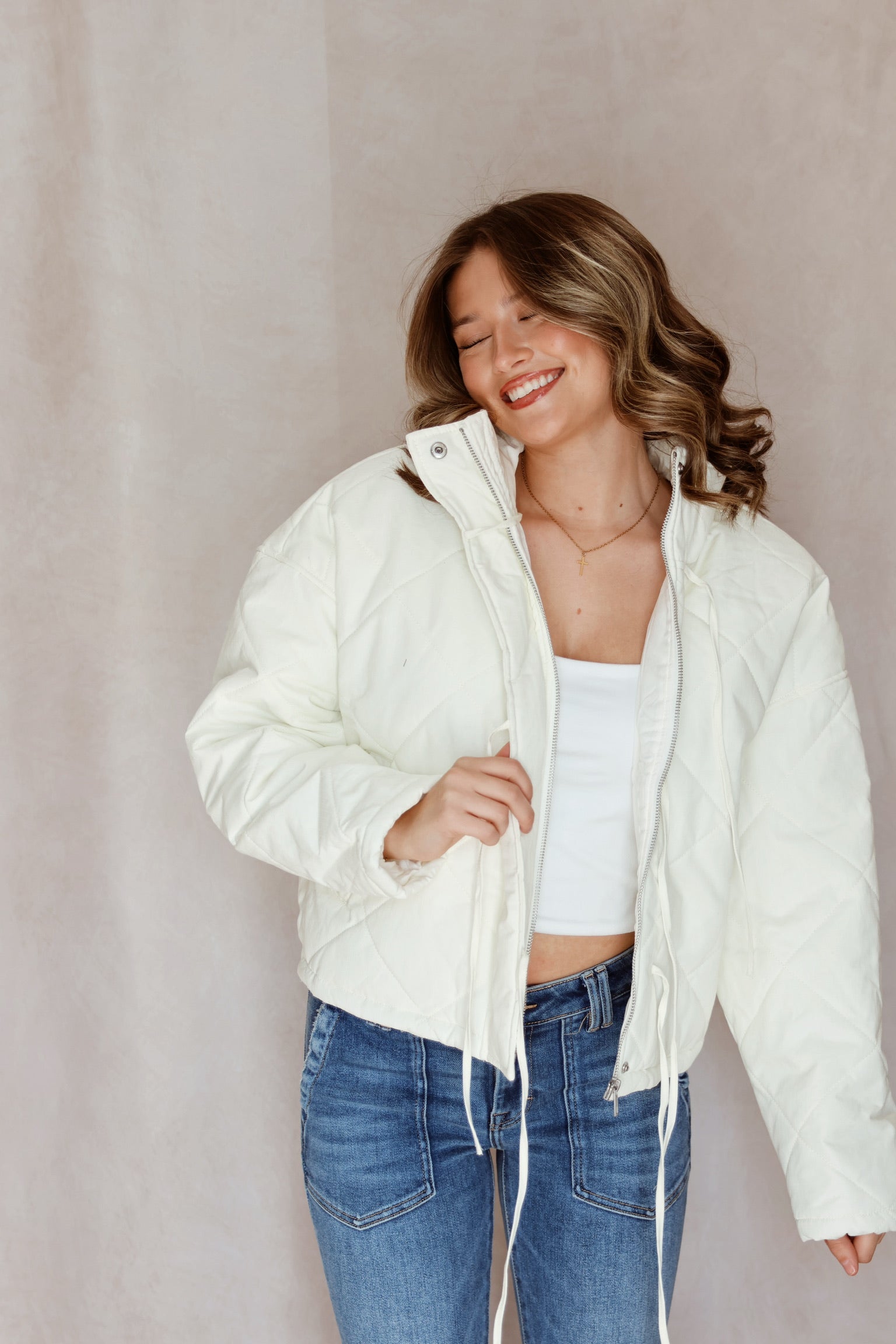 Ashley Bow Bomber – Giana Rose Couture