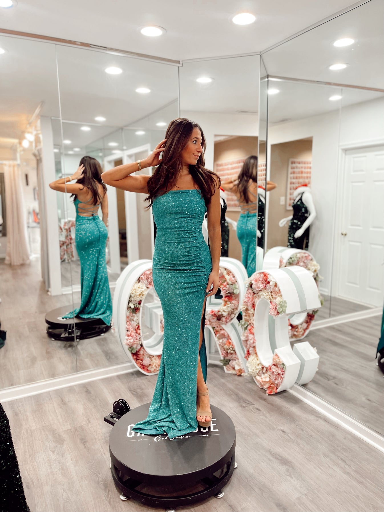 Midnight Cocktails Jade Shimmer – Giana Rose Couture